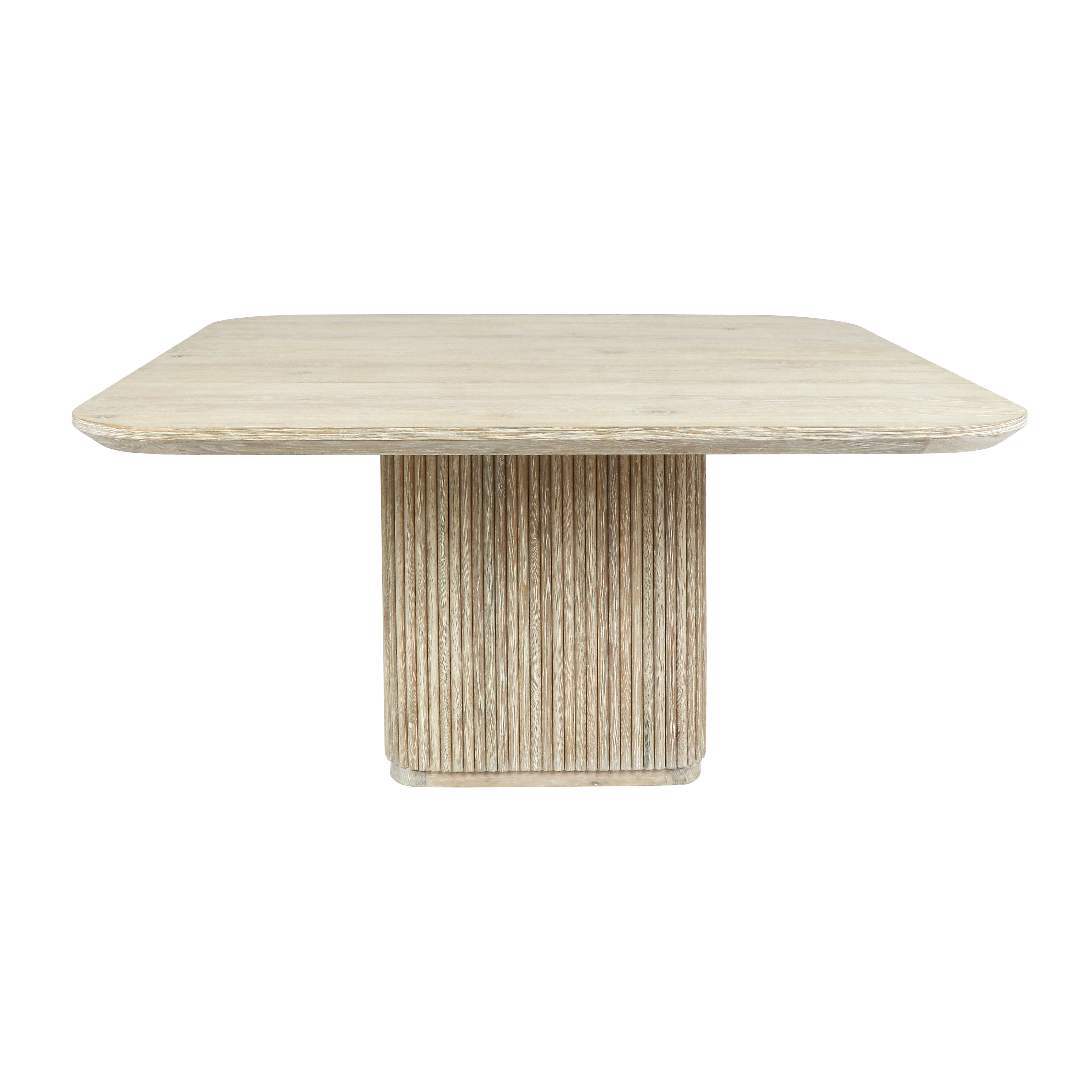 Classic Home Vander 60" Square Reclaimed Oak Wood Dining Table | Perigold